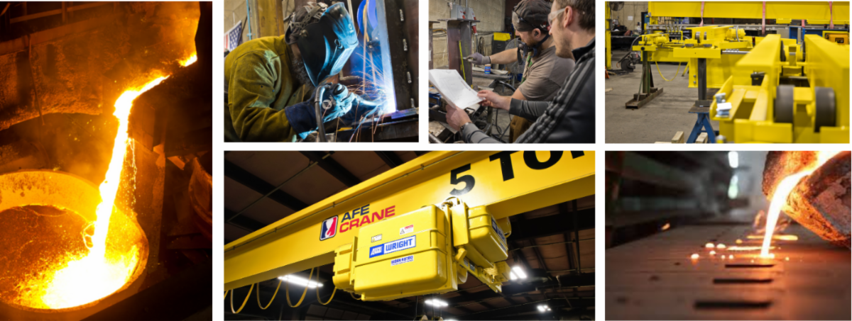 Heavy-Duty Cranes Engineered for Hot Metal Handling