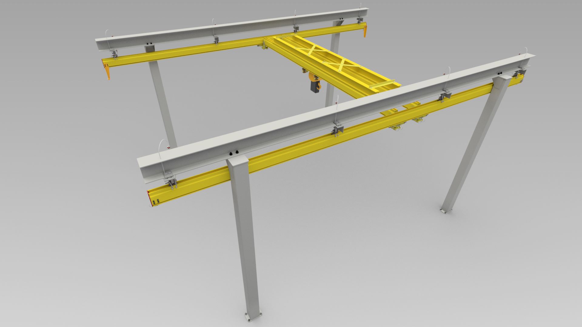 Workstation Crane & Enclosed Track Rail System | AFE Crane