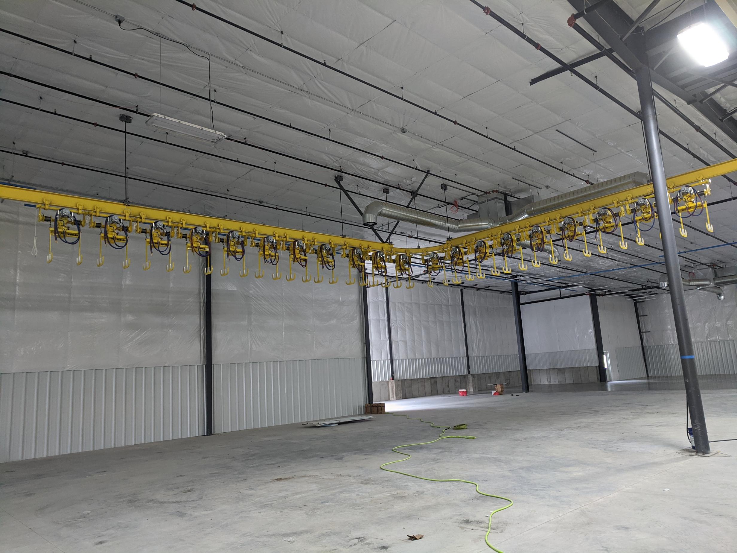 Workstation Crane Enclosed Track Systems | AFE Crane