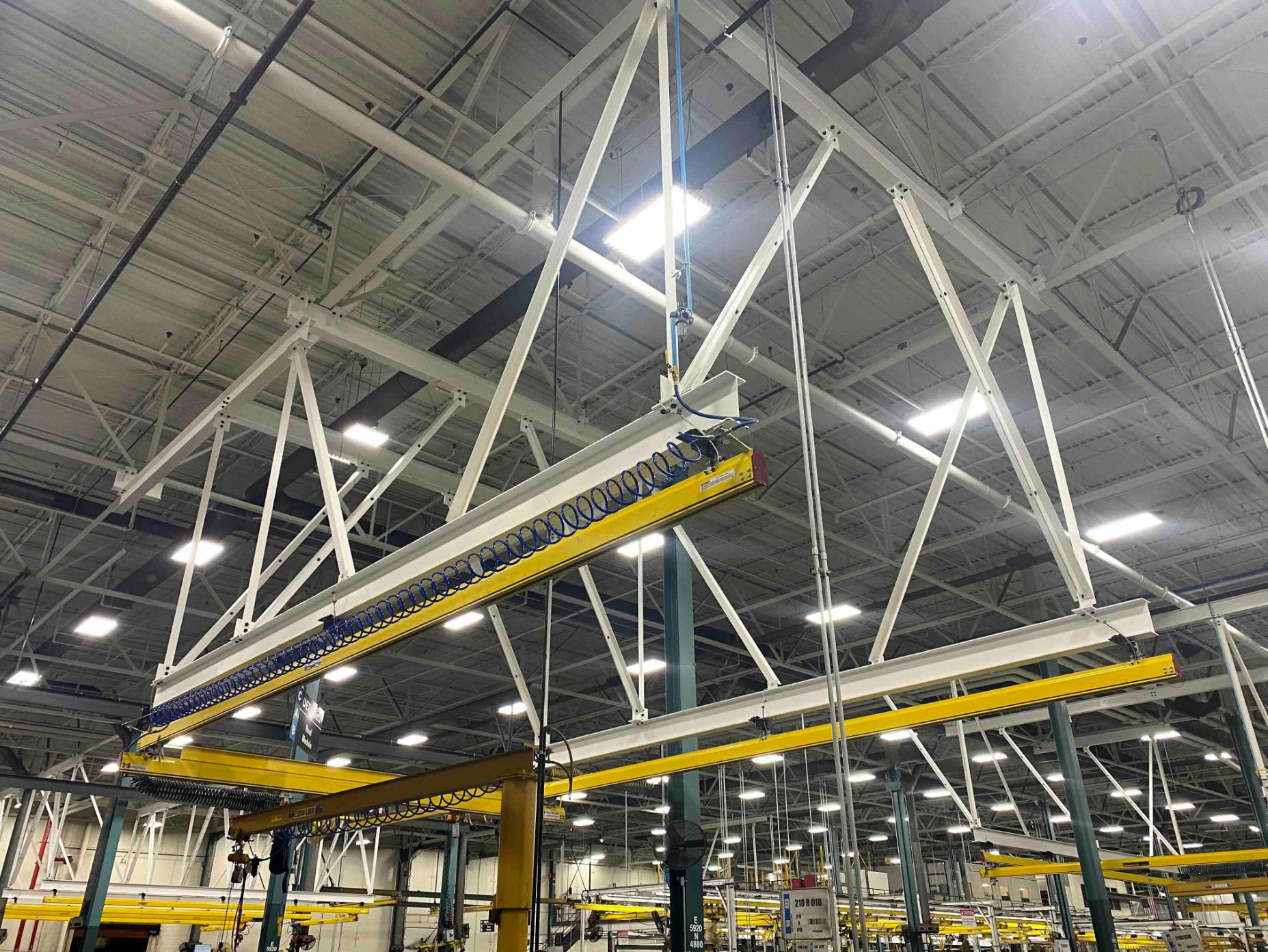 Workstation Crane & Enclosed Track Rail System | AFE Crane