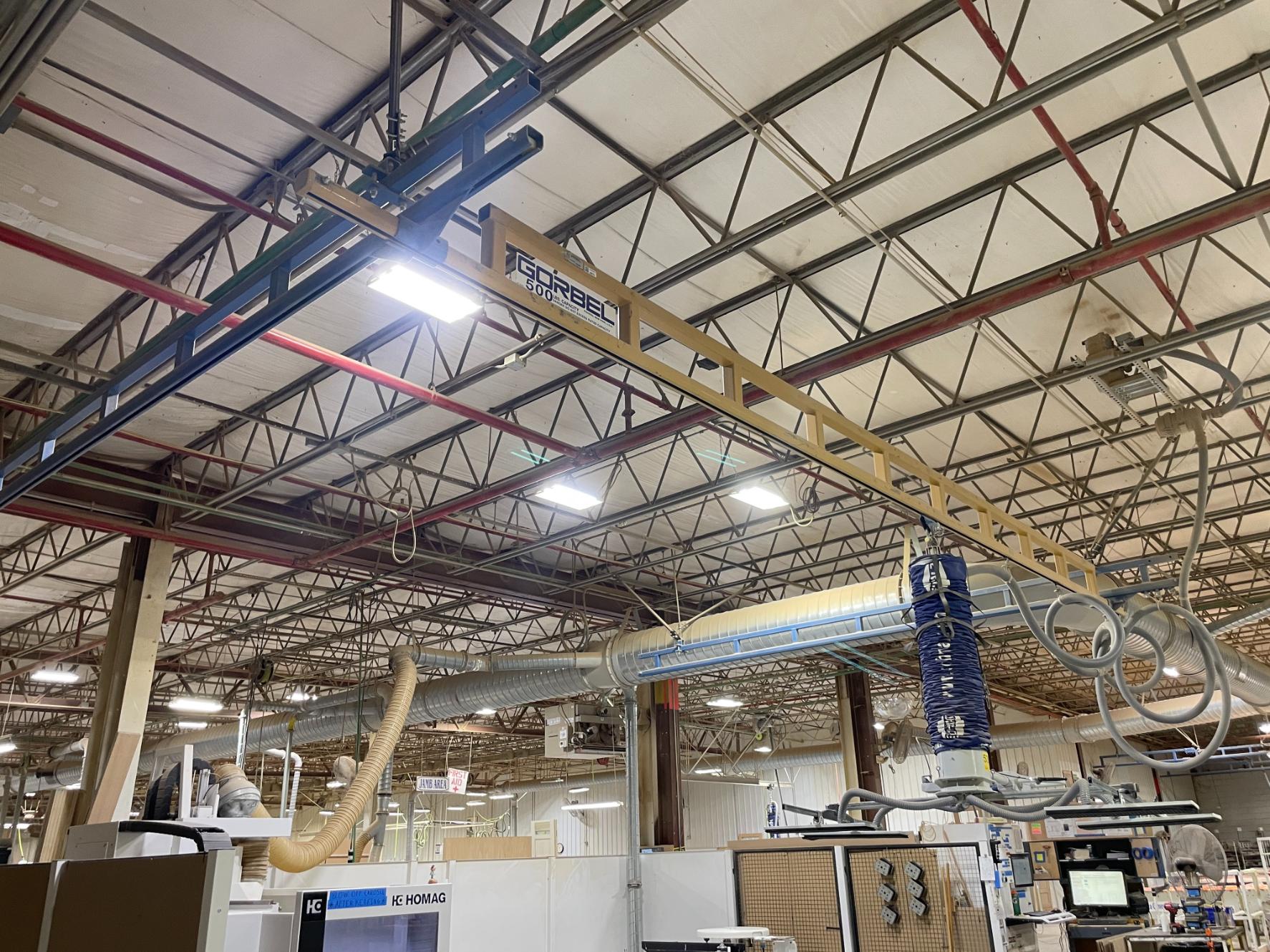 Workstation Crane & Enclosed Track Rail System | AFE Crane